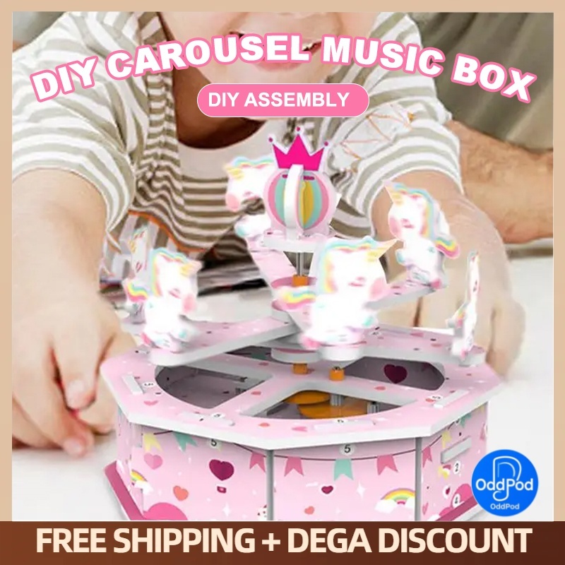 DIY Carousel Science Student Birthday Gift for kids gift Cute Small ...