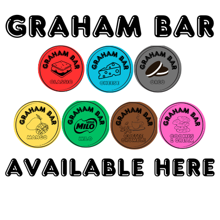 50 PCS GRAHAM BAR STICKERS NEGOSYO BUSINESS LABEL STICKER PERSONALIZED ...