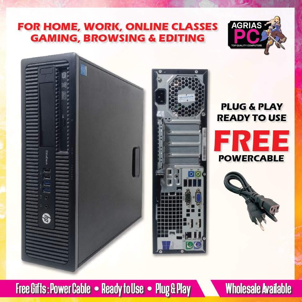 DESKTOP - HP - INTEL CORE i7 i5 i3 / 16GB 8GB 4GB /512GB 256GB 128GB ...