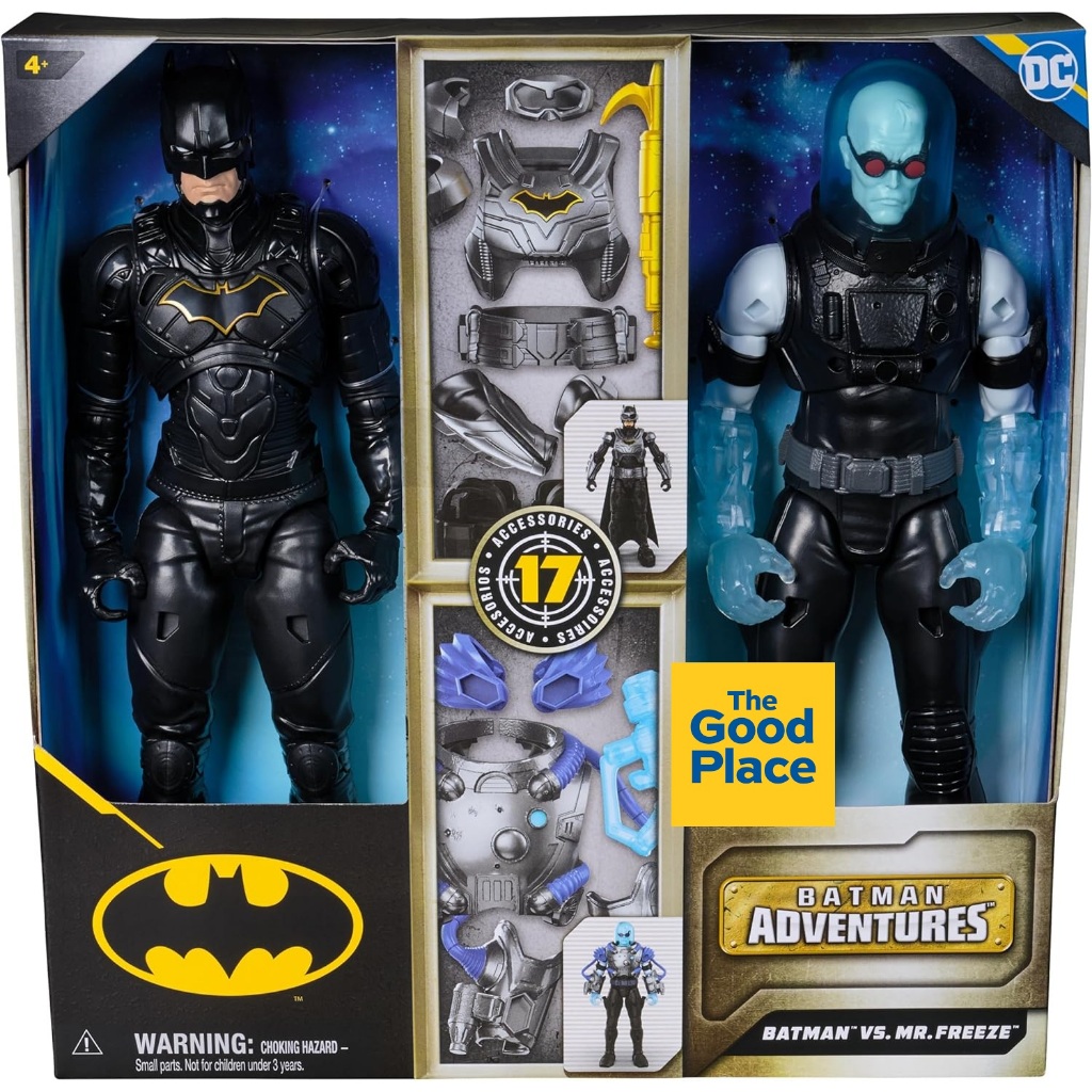 SPIN MASTER Batman Adventures Battle Pack 12 inch Batman Vs. Mr. Freeze ...