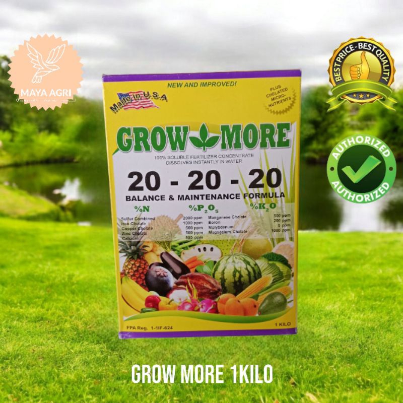 Grow More 20-20-20 1kg | Shopee Philippines