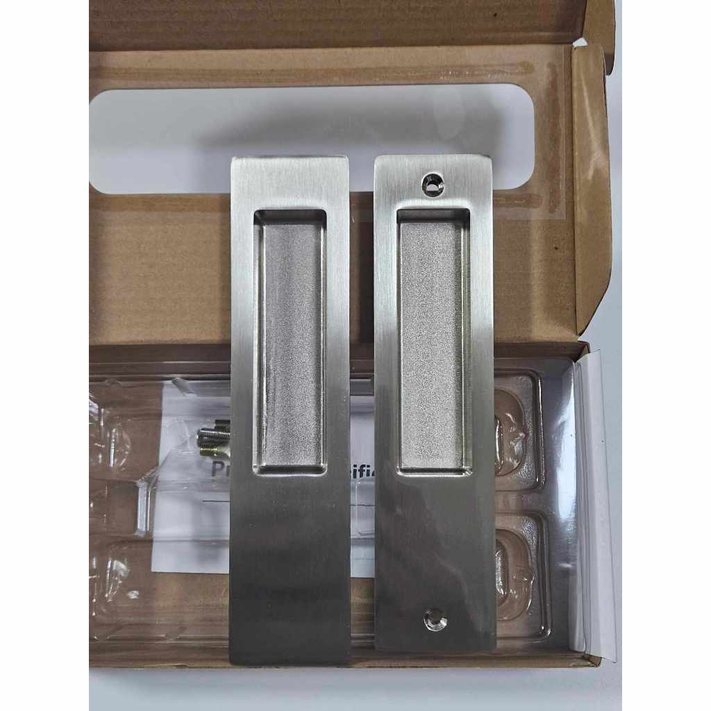 Hafele Sliding door handle only (Satin Nickel) | Shopee Philippines