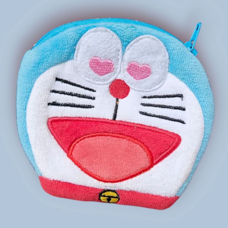 BOXMANIA --- soft/plush Coin Purse, doraemon face, doraemon tah ...