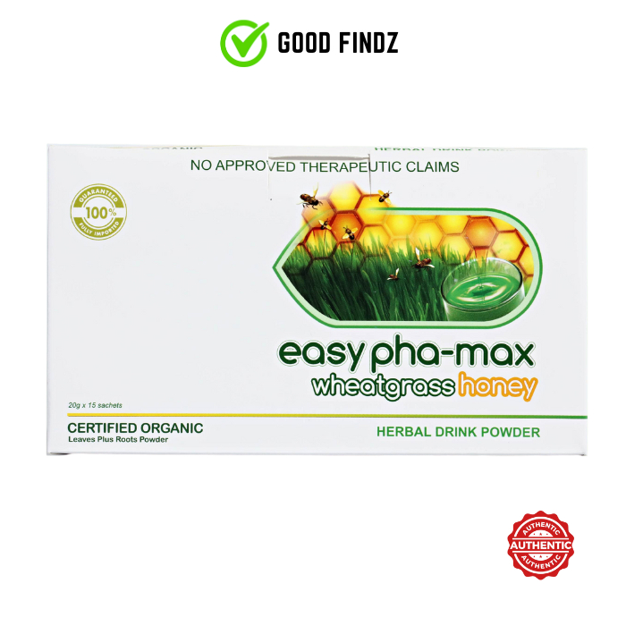 Easy Pha-max Wheatgrass Honey Herbal Drink Powder 20g x 15 sachets ...