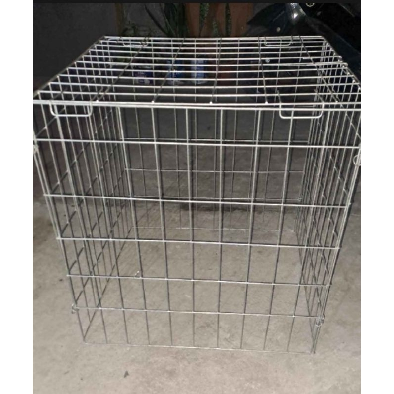 2x2x2 Galvanized Square Pen for cock fighting chicken Cage | Shopee ...