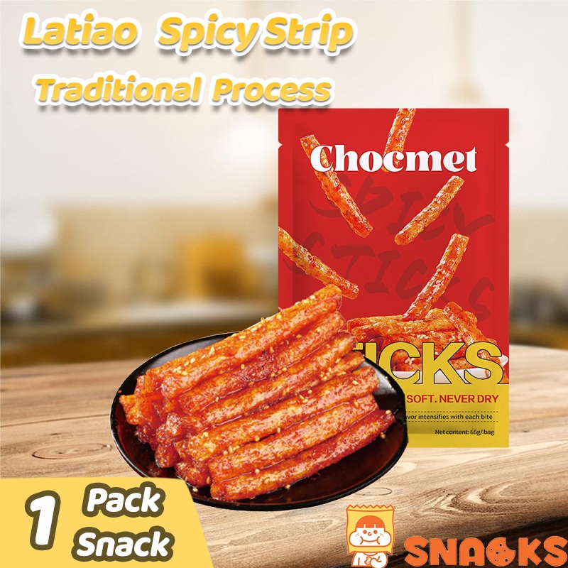 CHOCMET Latiao Spicy Stick 65g Traditional Process Spicy And Refreshing ...