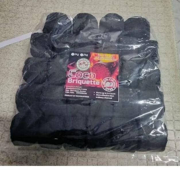 2KG "Coco Uling Briquettes" for BBQ, SAMGYUPSAL, GRILLING | Shopee ...