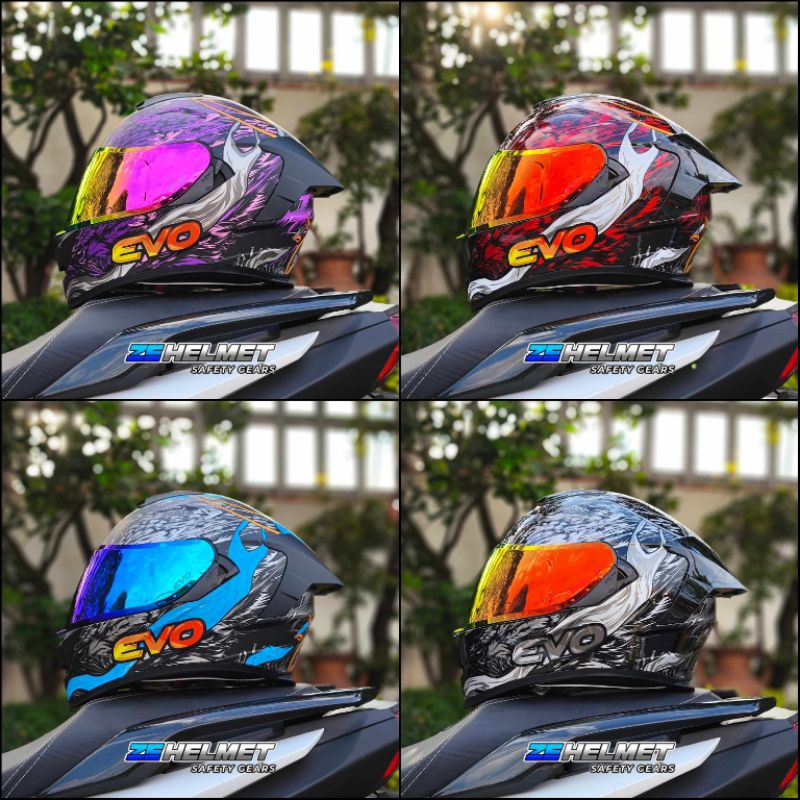 EVO GT-PRO ARCHANGEL - FULLFACE DUALVISOR HELMET | Shopee Philippines