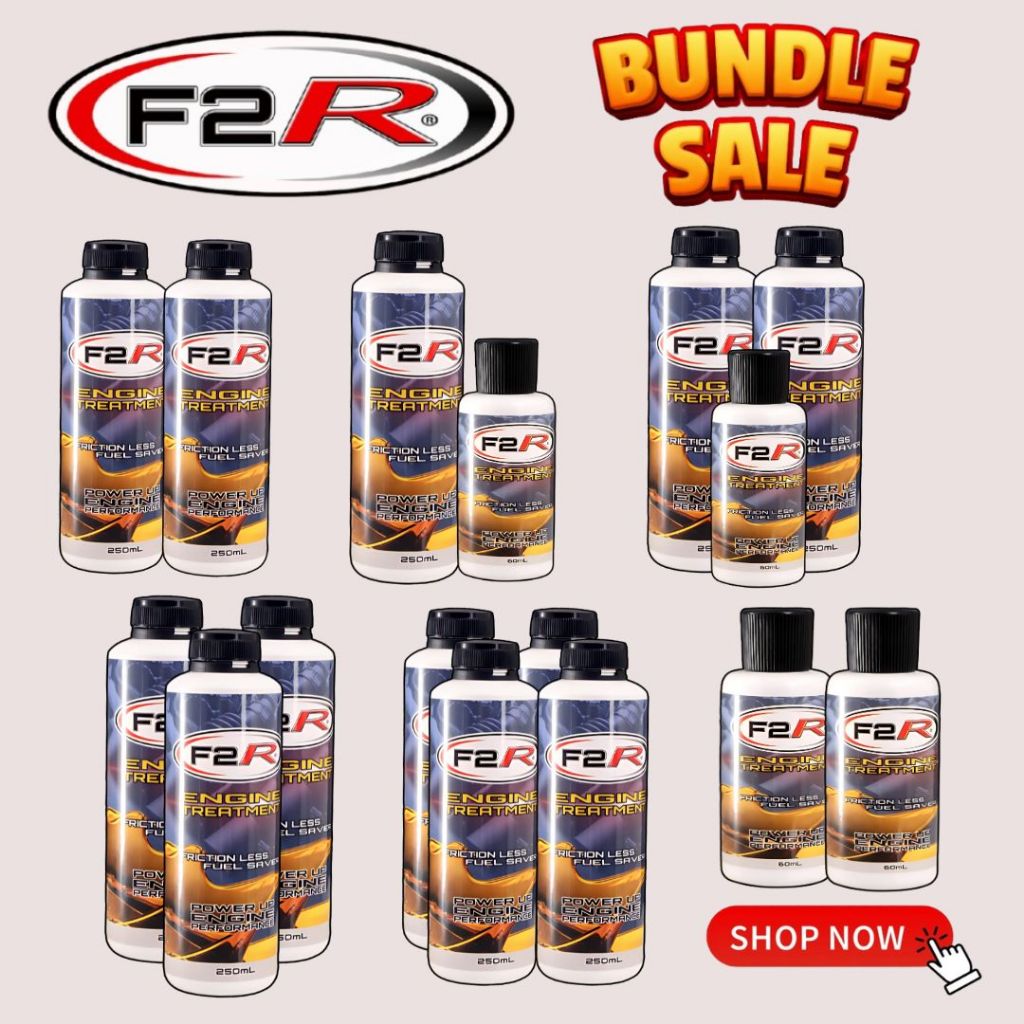 F2R Complete Engine Treatment Oil Additive High Performance for Gas ...