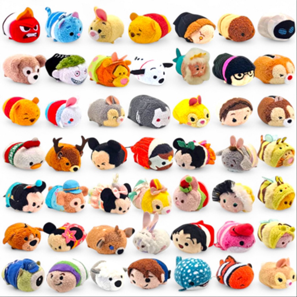 Original Disney Tsum Tsum Mini Plushies Stuffed Toys Collection 9 ...