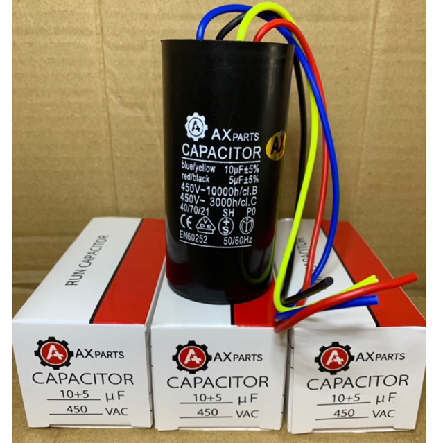 Dual Capacitor for Washing Machine/10+5uf | Shopee Philippines