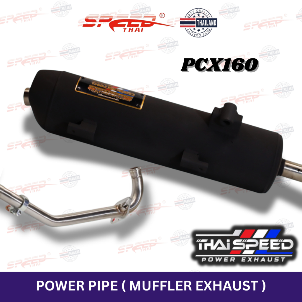 POWER PIPE PCX160 MUFFLER EXHAUST PIPE ( THAI-SPEED BRAND ) | Shopee Philippines