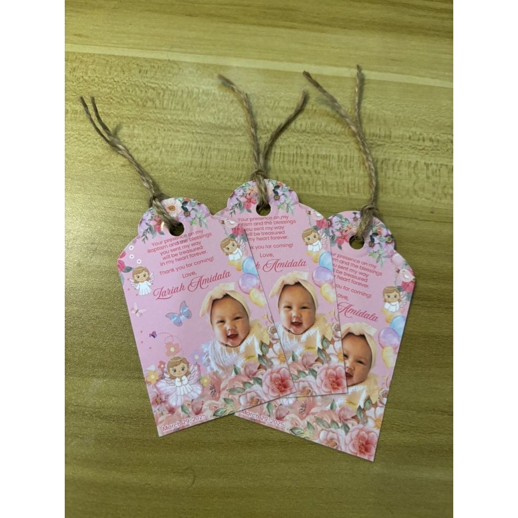 Gift Tags I Birthday Tags | Thank You Tags | Personalized Souvenir I ...