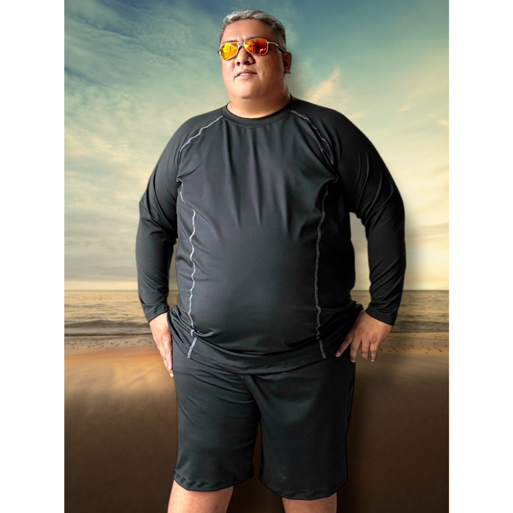 RASH GUARD SET PLUS SIZE MENS WEAR | Shopee Philippines