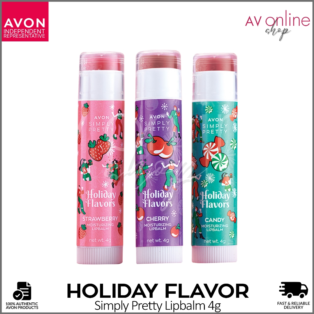 Simply Pretty Holiday Flavor Lip Balm 4g Avon | Shopee Philippines