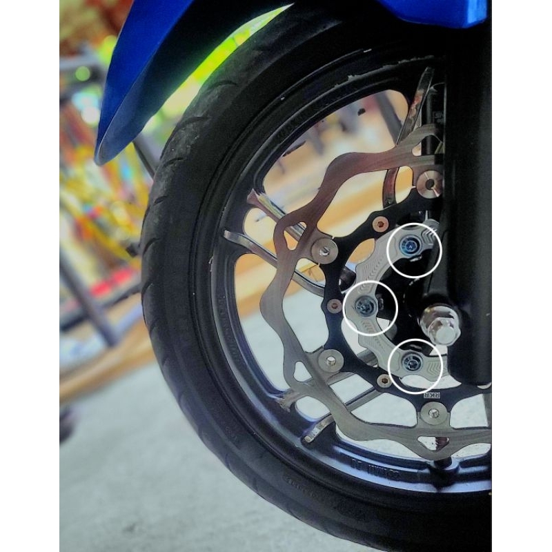 Gr5 Titanium Disc Bolt for Honda click 125 v3, Click 150 v2 | Shopee ...