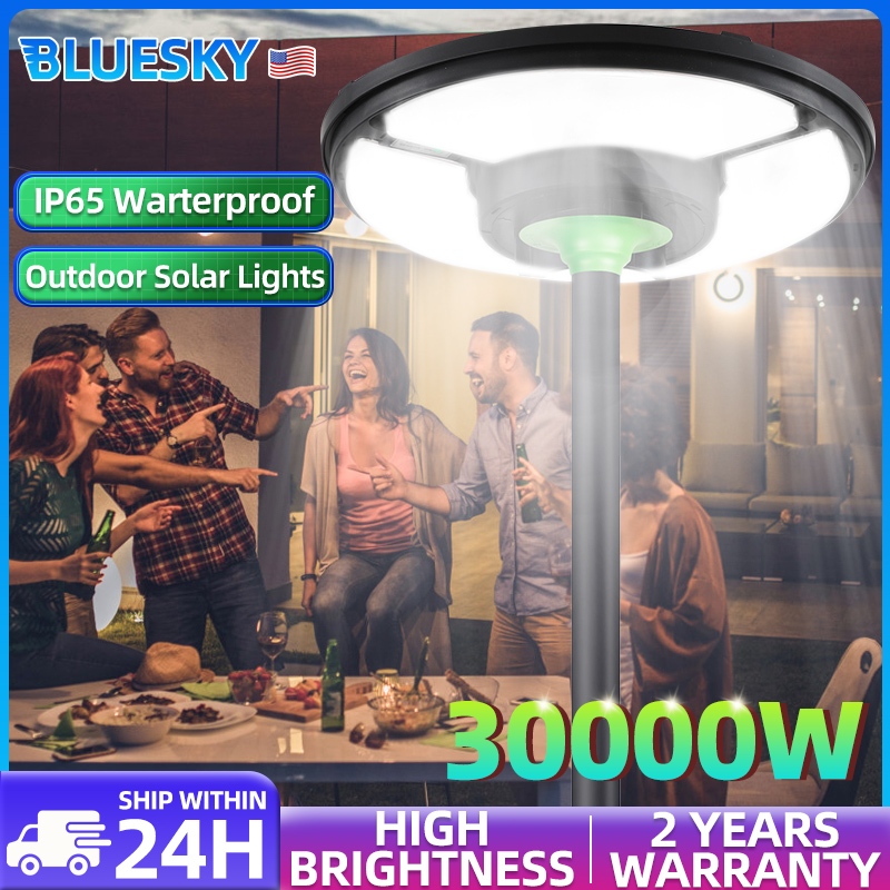 BLUESKKY 30000 Watts UFO Solar Light IP67 Outdoor Waterproof Solar ...