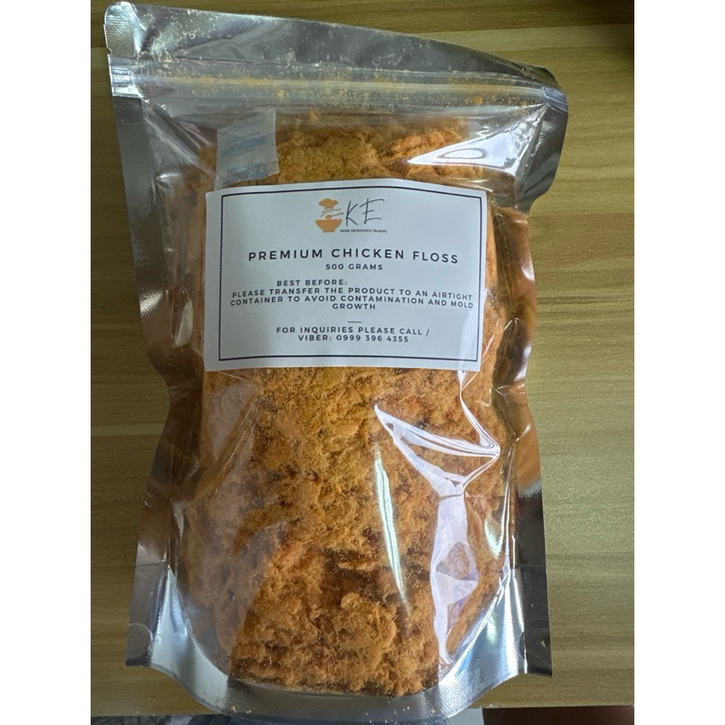 PREMIUM CHICKEN FLOSS 500grams DEC 2025 expiry | Shopee Philippines