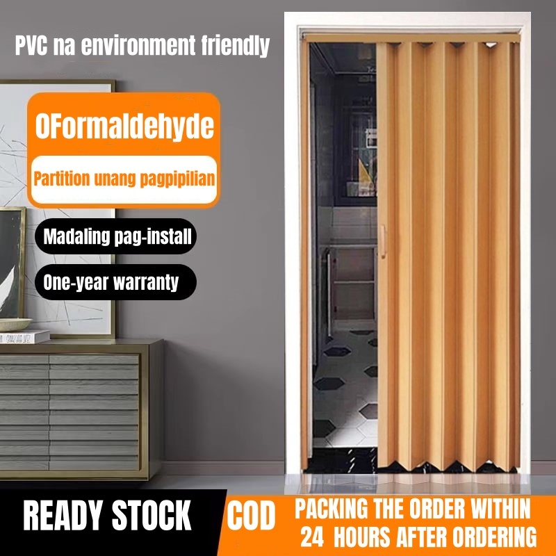 Modern PVC Folding Door | Easy Install, 0-Formaldehyde | Kitchen ...