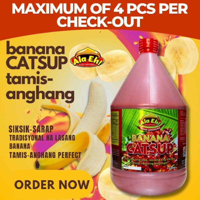 Banana Catsup Sweet&Spicy 1 Gallon | Shopee Philippines