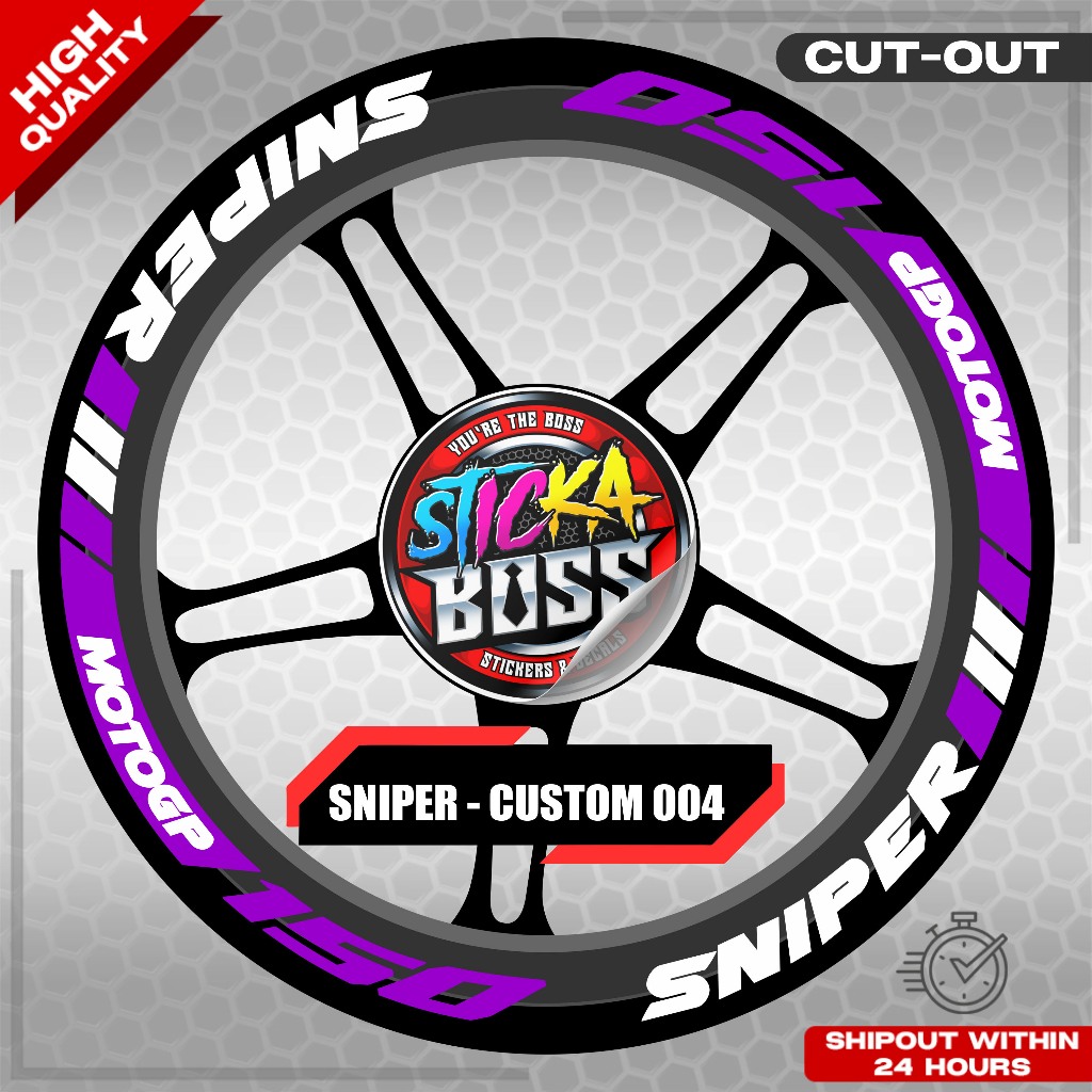 SNIPER 150 / 155 MAG STICKER SET ( 2 MAGS ) - CUSTOM 004 | VINYL ...