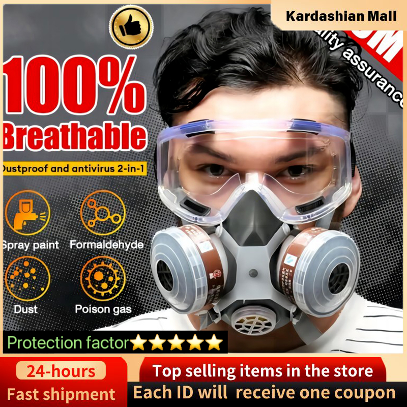 Gas mask for chemical poison respirator mask with filter Spray paint ...