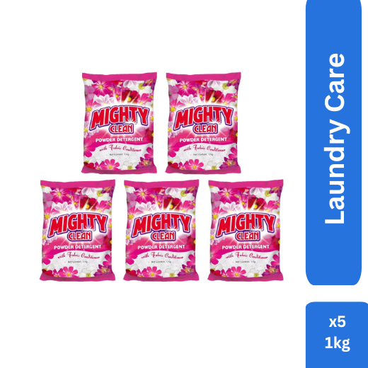 Mighty Clean Detergent Powder Floral Blossom - Powder (Pink) - 1 kilo ...