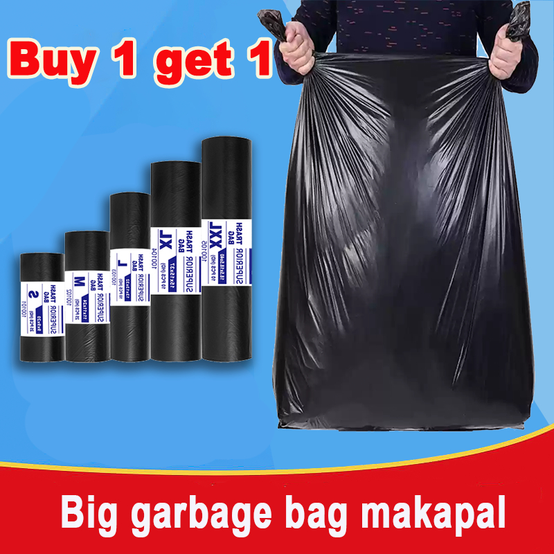 Black Trash Bag,Garbage Bag,cleaning bag,Thickened And Enlarged (Can be ...