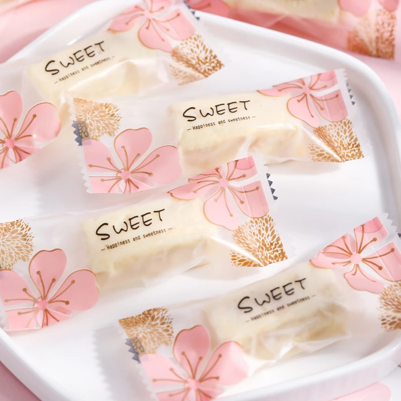 SWEET Cherry Cookie Wrapper Candy Plastic Sealing Pastry Heat Seal ...
