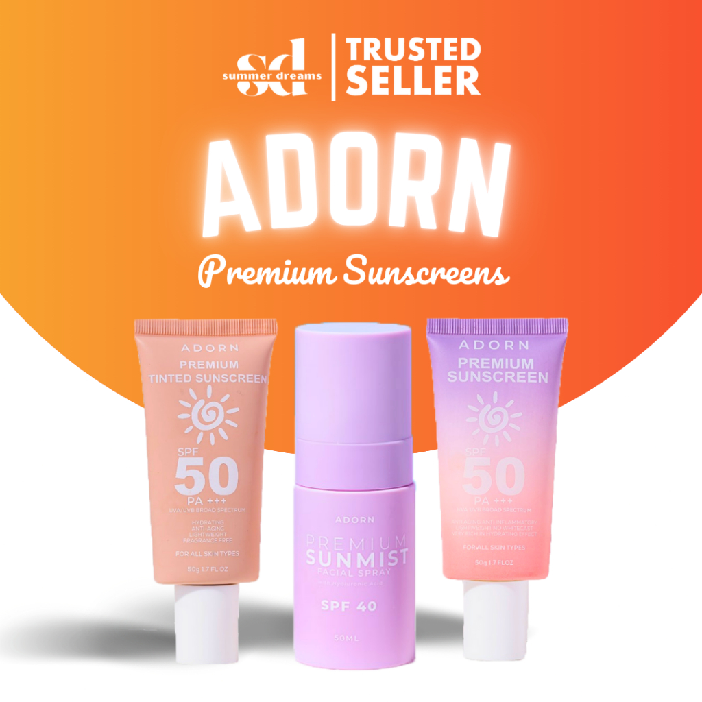 ADORN BY CALMSKIN Premium Sunscreen Sun Protection SPF 50 PA+++ 50ml ...
