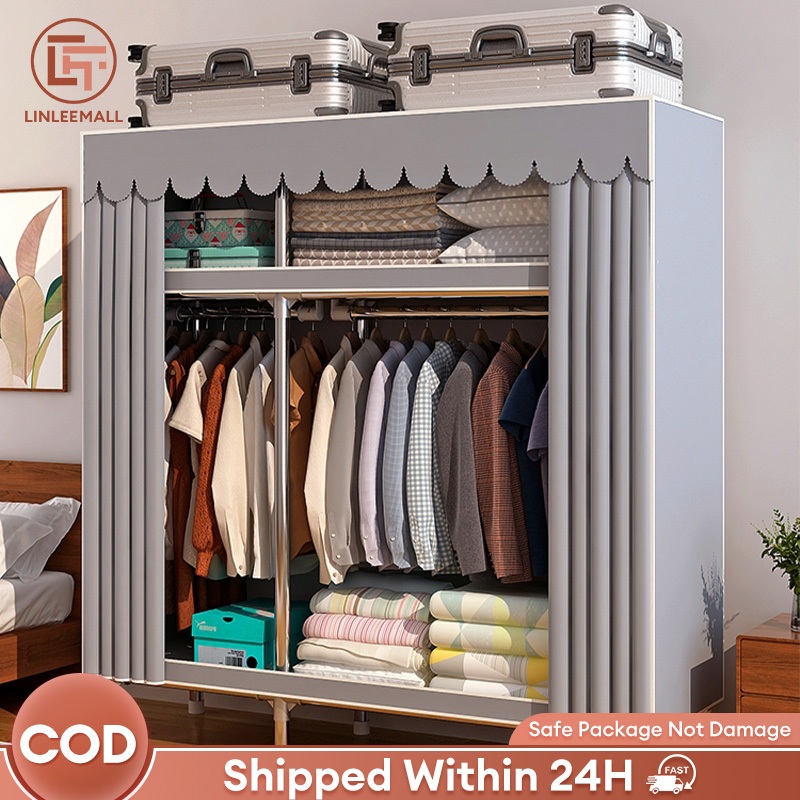 Cabinet For Clothes Wardrobe Clothes Storage Zipper Cabinet Portable ...