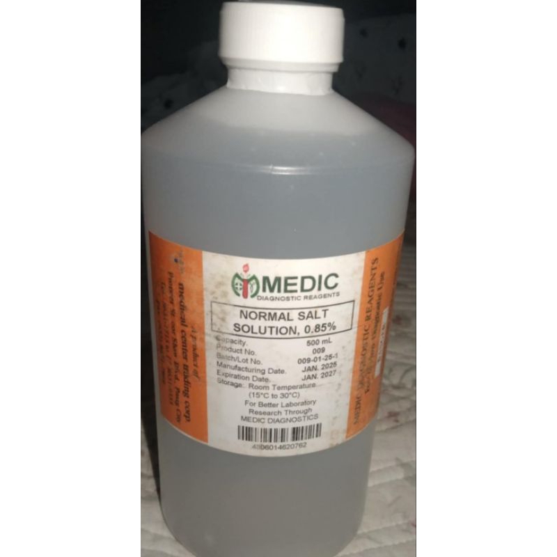 normal salt solution 0.85% | Shopee Philippines