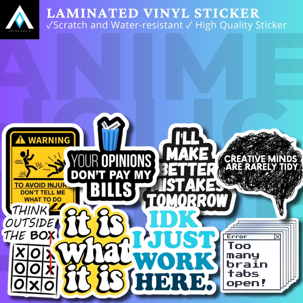 STAY WEIRD STICKER AND MORE FOR TUMBLER AESTHETIC STICKERS LAMINATED ...