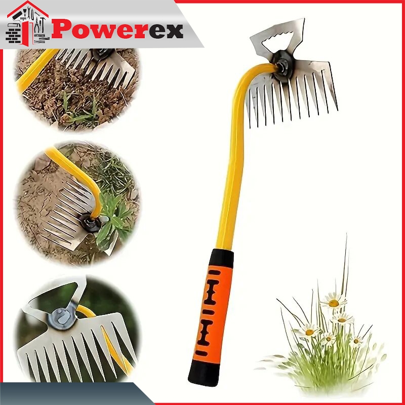 Manganese Steel Weeding Rake - Garden Hoeing Tool For Loosening Soil ...