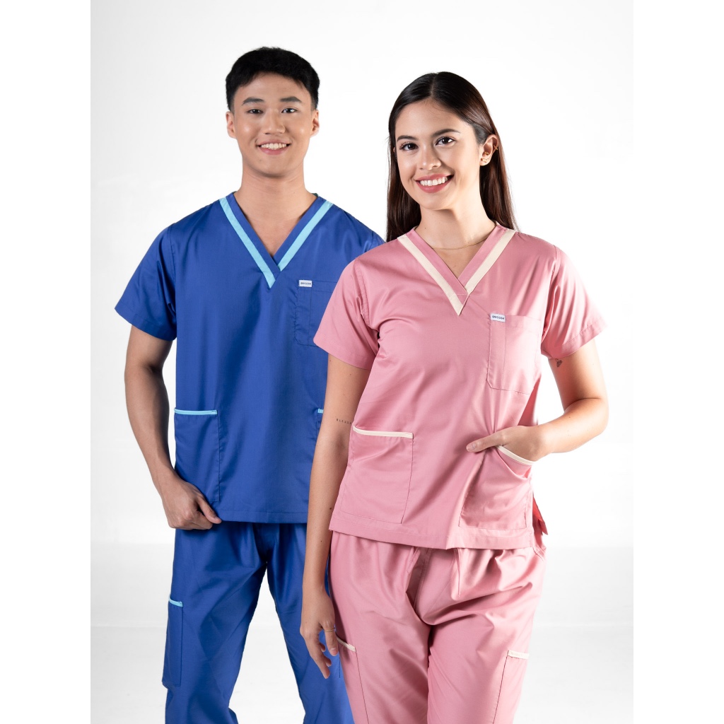 Snicosh Cargo pockets Scrub Suit Set | Zen Collection | Shopee Philippines