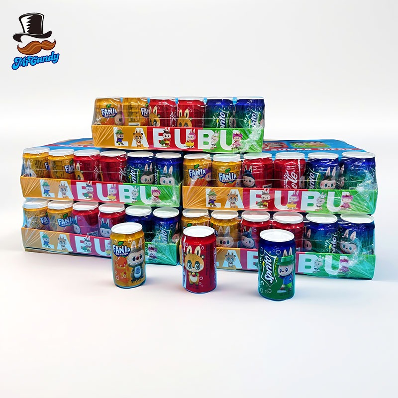【Mr candy】30 Pieces Labubu Soda Flavor Candy/Sprite and Cola Soda pop ...