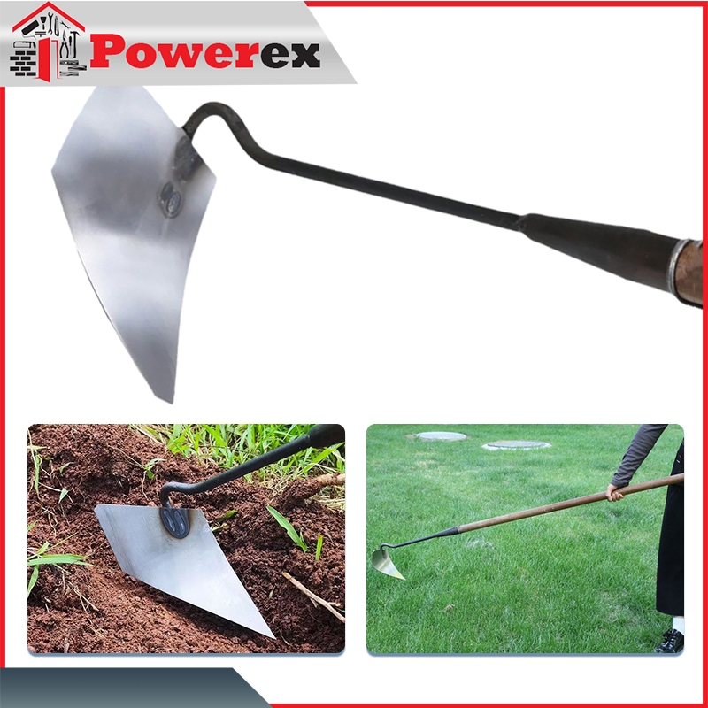 Manganese Steel Triangular Hoe Garden Tool Soil Turning Hoe for Ridging ...