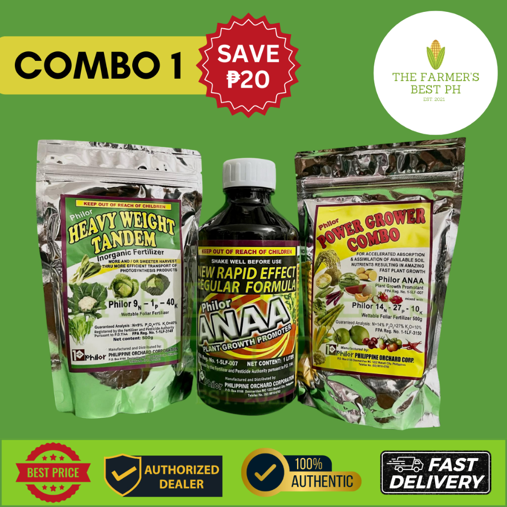 Combo 1 PHILOR (Power Grower Combo, Heavy Weight Tandem & 1L ANAA ...