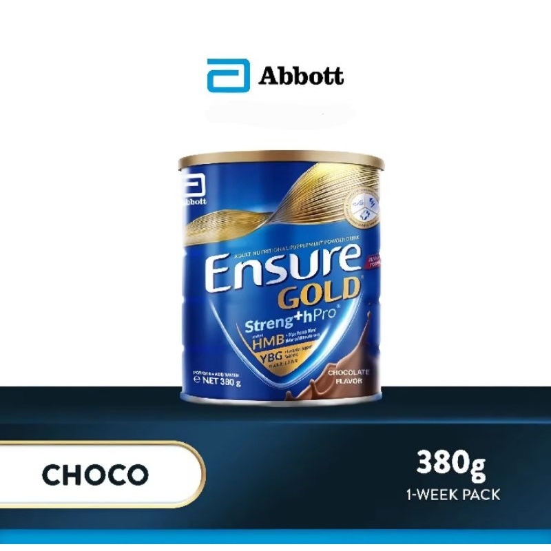Ensure Gold with Streng+hPro and HMB Chocolate 380 g | Shopee Philippines
