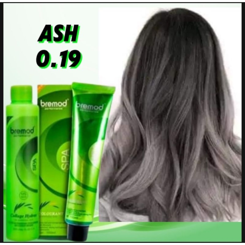 0.19 Ash Bremod Performance Permanent Hair Color with Oxidizer 100ml ...