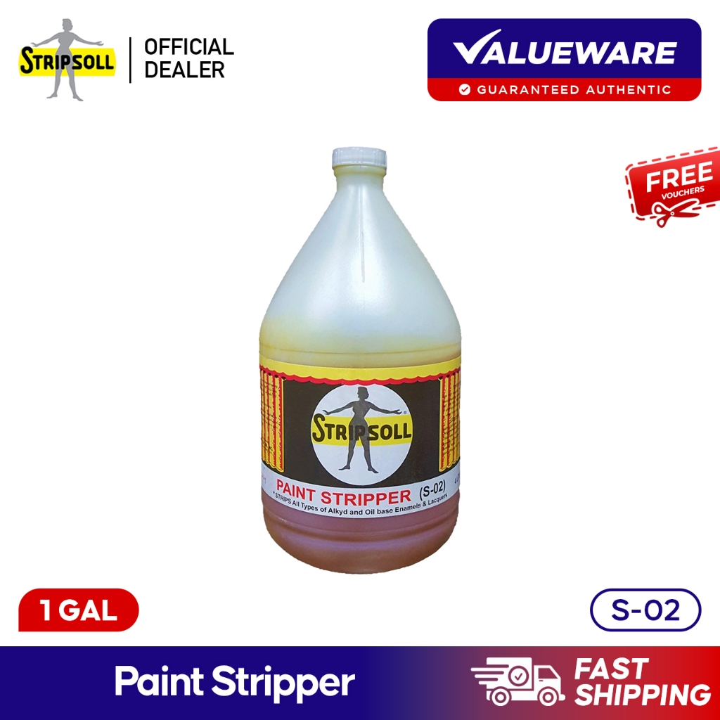 Stripsoll Paint & Varnish Stripper 1 Gallon | S-02 | Stripsol Quick ...