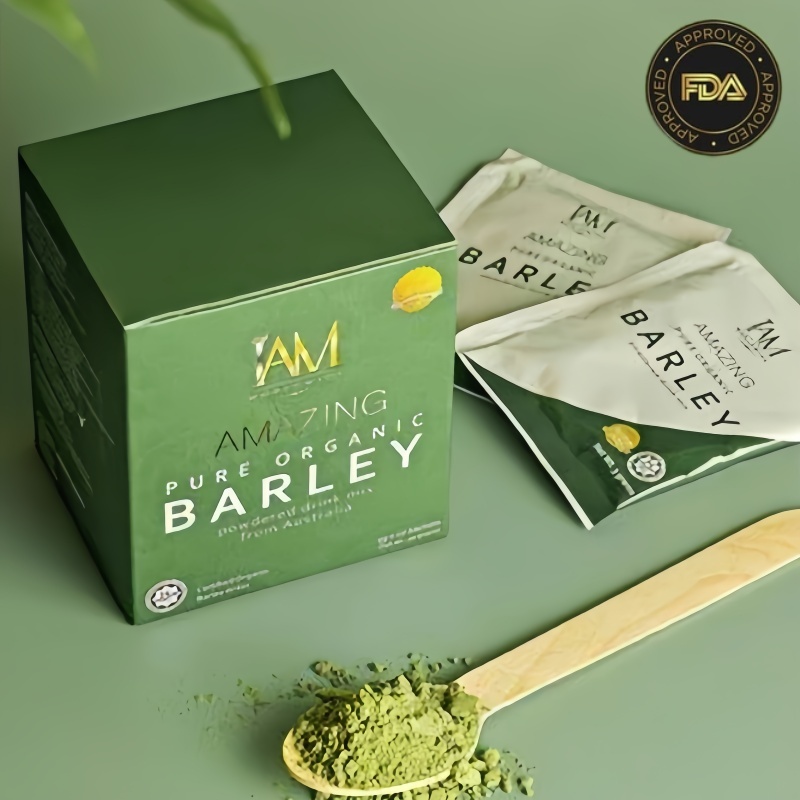 IAM Amazing Barley Pure Organic Barley Powder Drinks Original-1 BOX ...