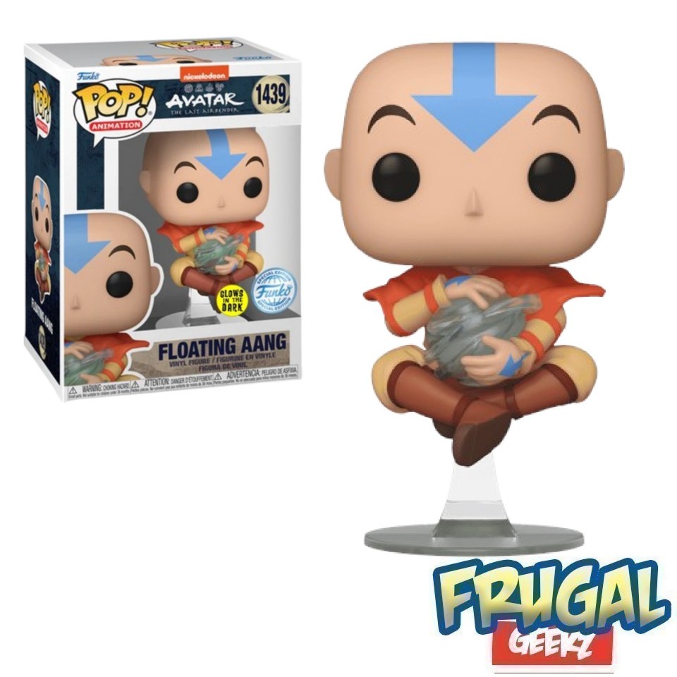 Funko Pop! Animation : Avatar The Last Airbender - Floating Aang GITD ...