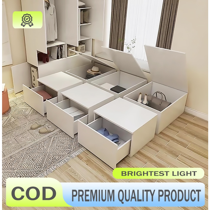 Bed box Tatami storage Combination bed Single bed with drawers Magic ...