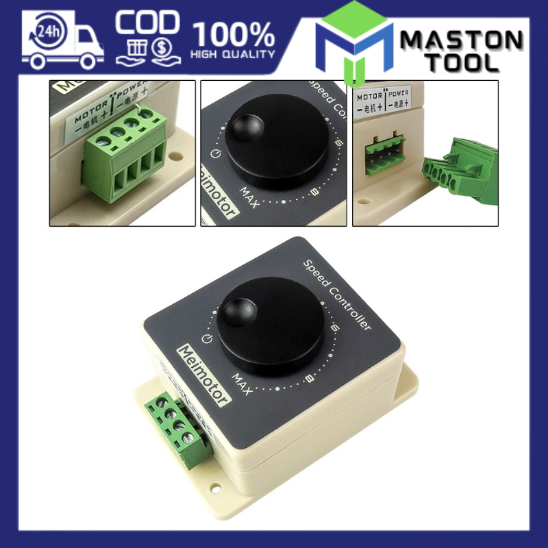 20A PWM DC Motor Speed Controller 12V/24V/36V/48V High Power Waterproof ...