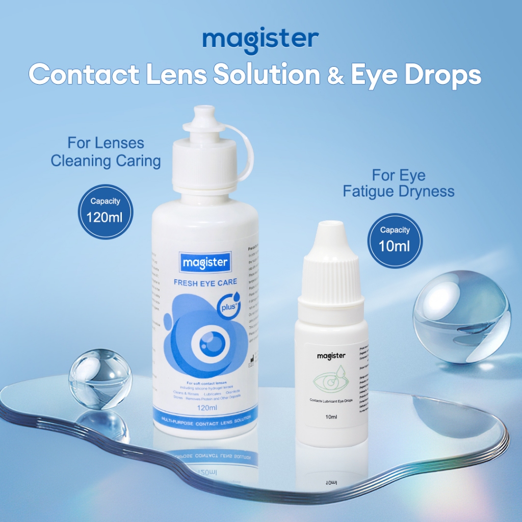 【Cleansing/Moisturizing】Magister Multi-Purpose Contact Lens Solution ...