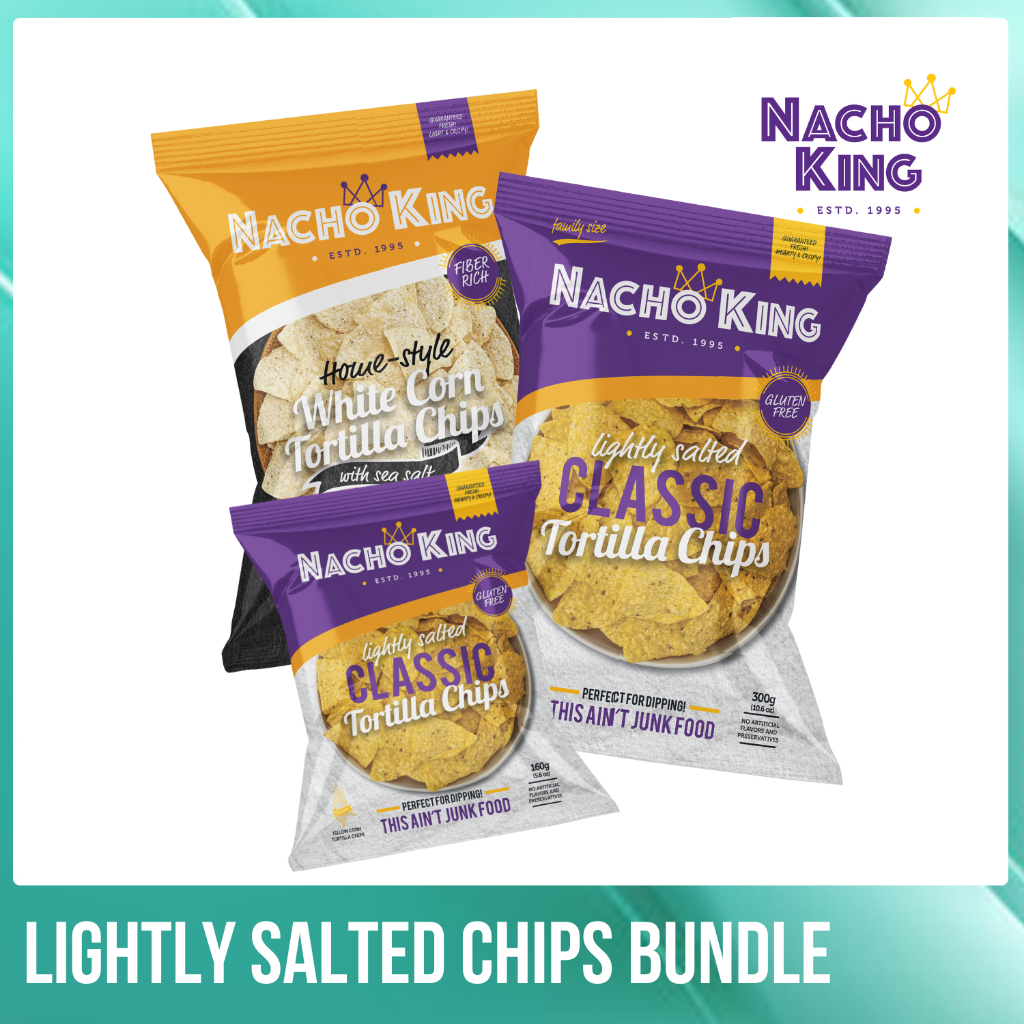 Nacho King Lightly Salted Chips Bundle | Shopee Philippines