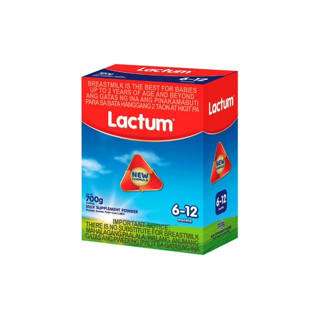 Lactum for 6-12 Months Old Infant Formula Milk Supplement Powder 700g ...