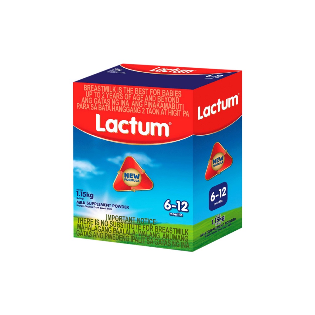 Lactum for 6-12 Months Old Infant Formula Milk Supplement Powder 1.15kg ...