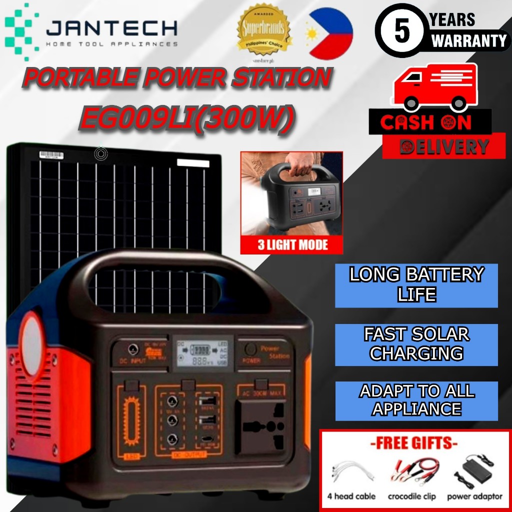 Original Jantech Power Station Portable 300W 200W 150W Multi-Function PowerBank Big Capacity ...